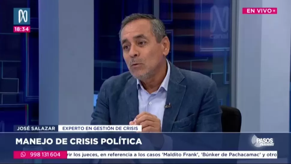 José Salazar: Boluarte no ha sabido abordar la crisis del caso Rolex ...