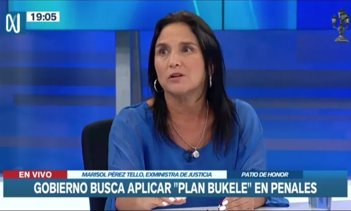 Marisol Pérez Tello: Gobieno busca aplicar plan Bukelele en penales ...